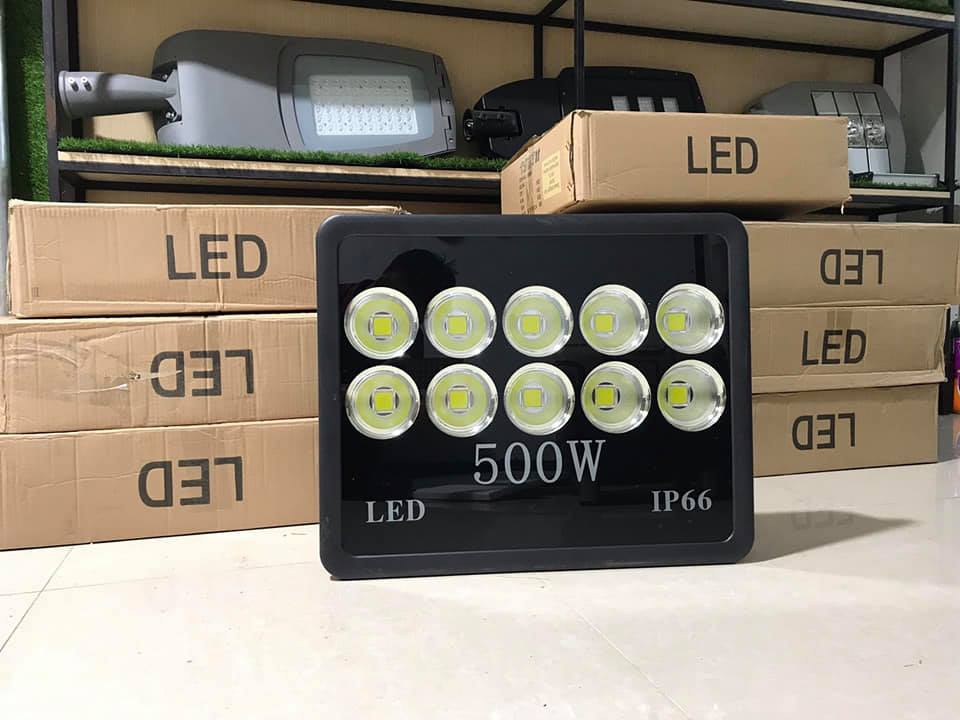 ĐÈN PHA LED 500W, CHIP LED PHILIPS NGUỒN PHILIPS, pha sân bóng, chiếu ...